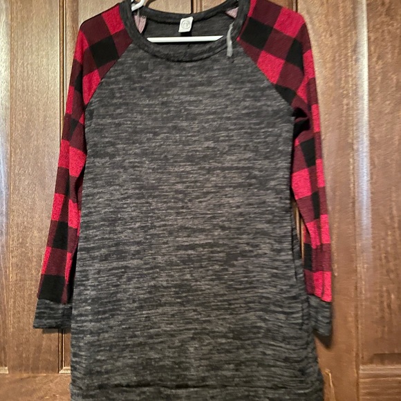 Tops | Buffalo Check Tunic | Poshmark